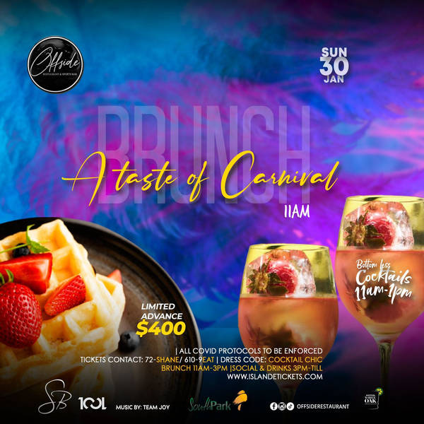 Island E-Tickets • A Taste of Carnival
