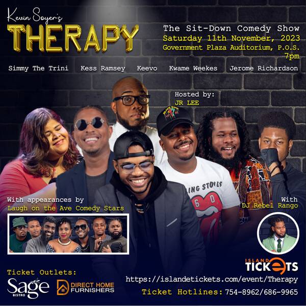 Island E-Tickets • Kevin Soyer's "Therapy" - The Sit-Down Comedy Show
