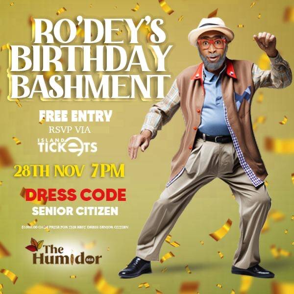Island E-Tickets • Ro’dey Birthday Bash