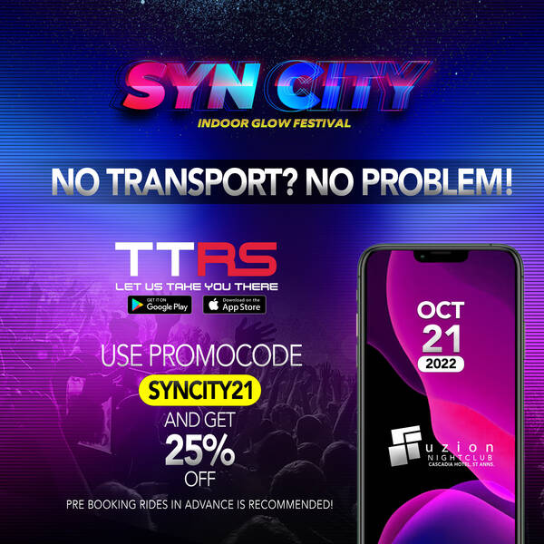 Island E-Tickets • SynCity -Indoor Glow festival